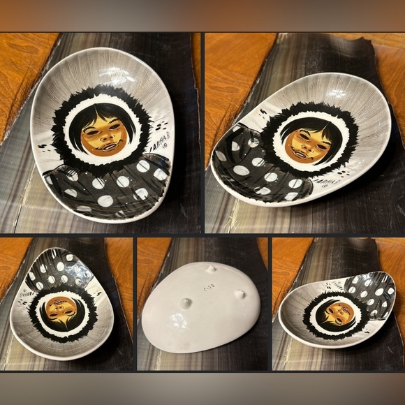 Vintage | Accents | Vintage Sascha B Alaska Native Eskimo Inuit Footed ...